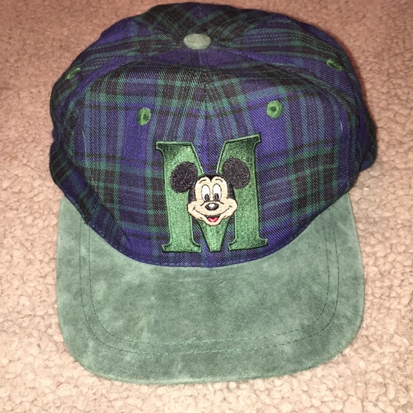 Disney | Accessories | Disney Goofys Hat Company Mickey Mouse Plaid Cap ...